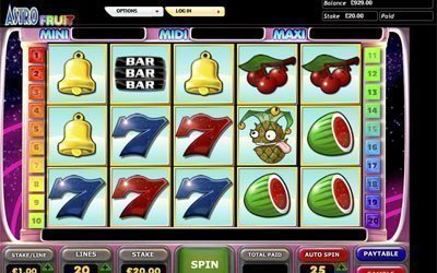 Astro Fruit Spilleautomat